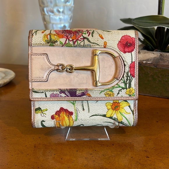 Gucci | Bags | Gucci Flora Hasler Compact Trifold Wallet | Poshmark